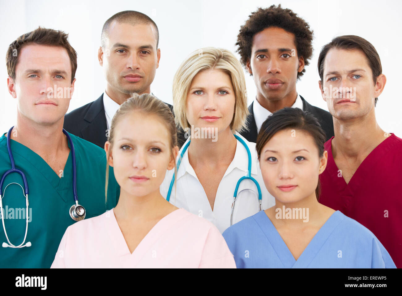 Portrait Of Medical Team Stock Photo - Alamy