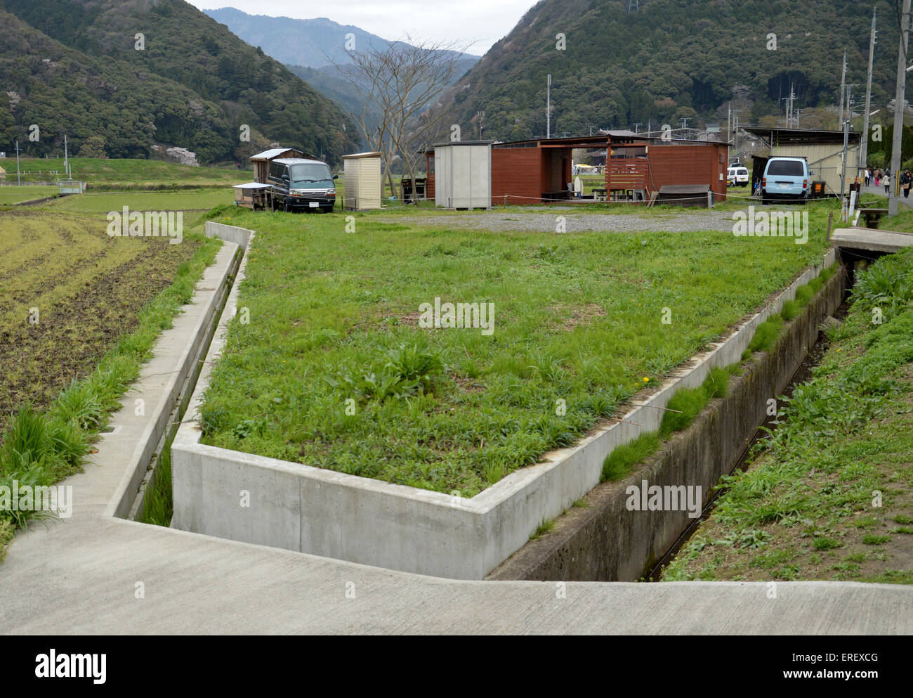 Crop irrigation in Japan,farming agriculture,food Stock Photo - Alamy