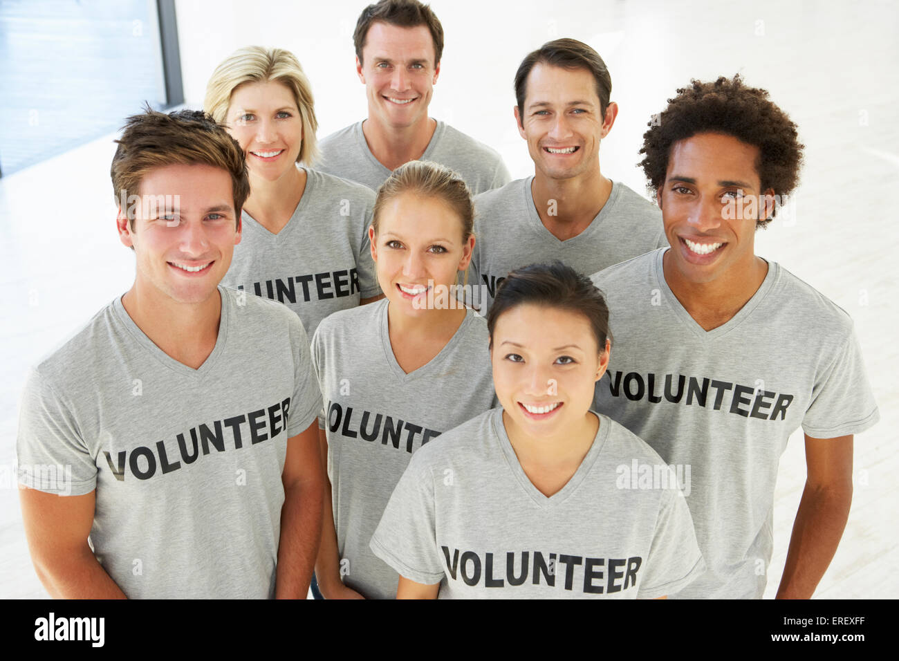 Portrait Of Volunteer Group Stock Photo - Alamy
