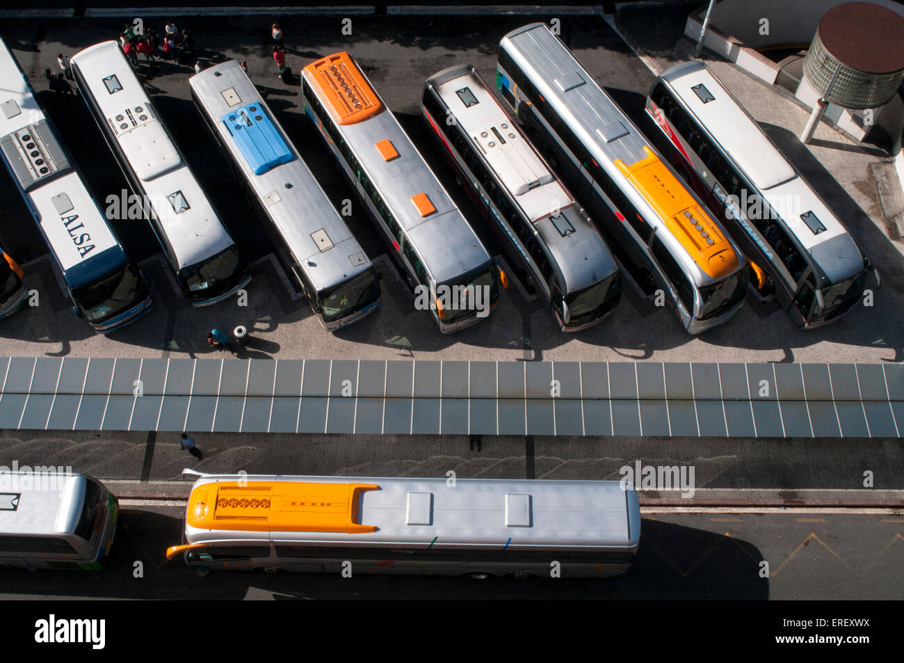 Bus top view hi-res stock photography and images - Alamy
