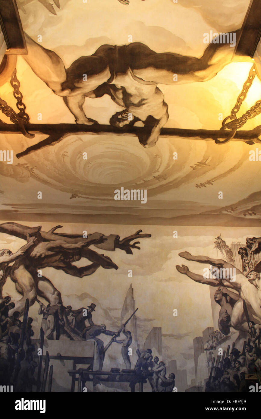 American progress mural rockefeller center hi-res stock photography and ...