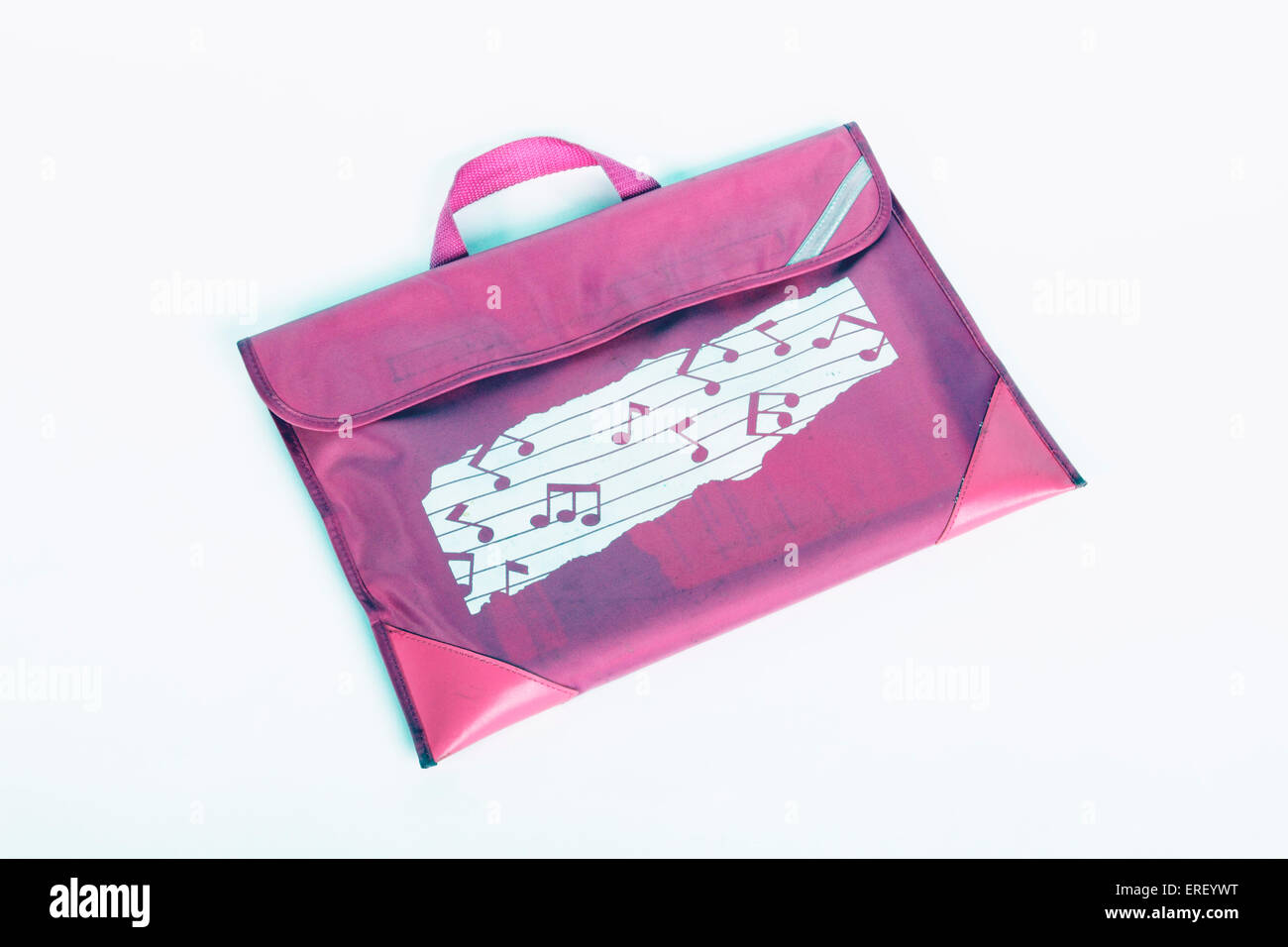 Music case with notes printed on the side Stock Photo - Alamy