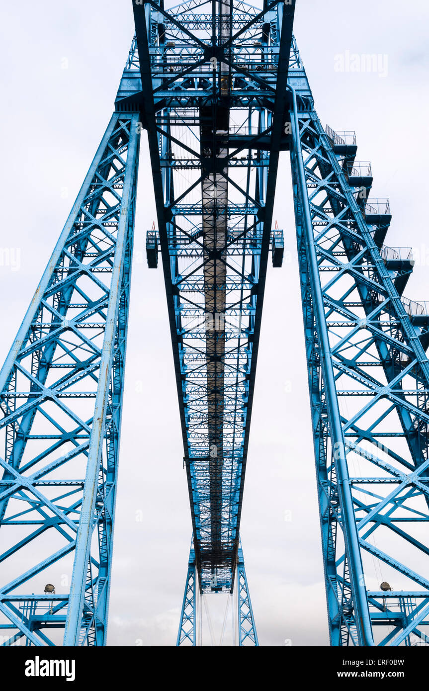 The Transporter Bridge over the River Tees, Middlesbrough, North ...