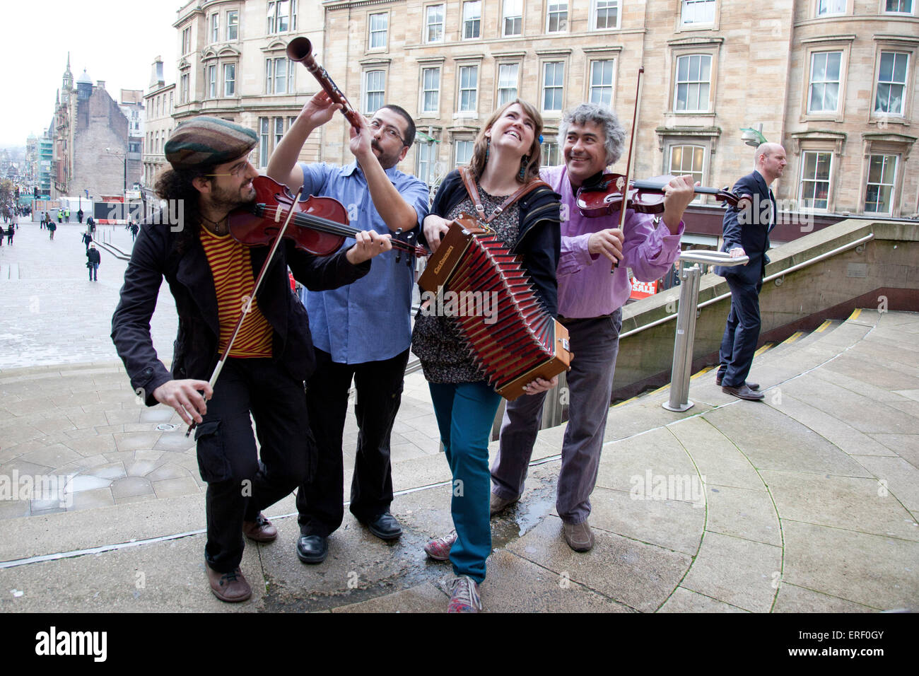 Sol i Serena - Spanish folk band. Photographed at Celtic Connections ...