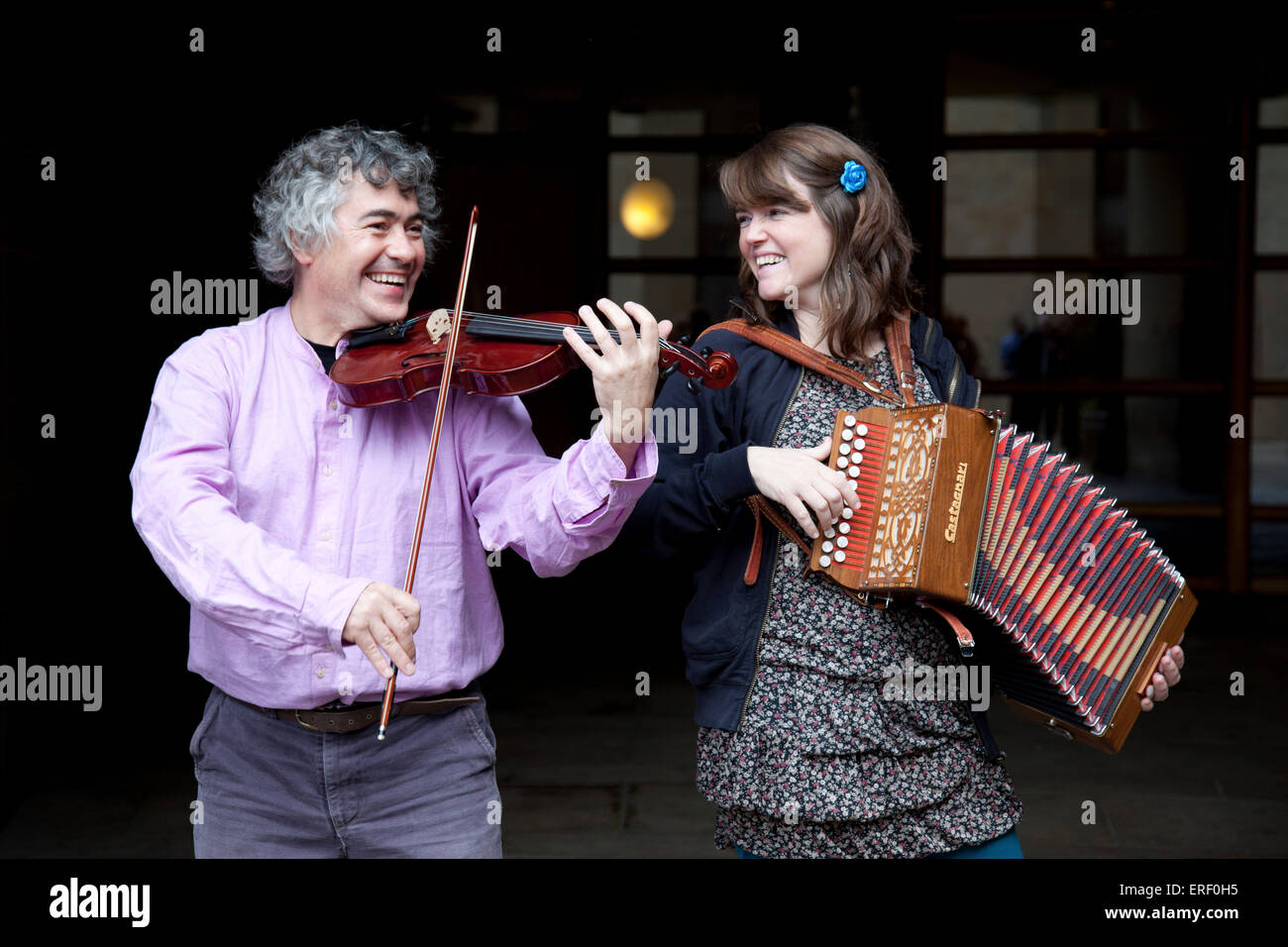 Sol i Serena - Spanish folk band. Photographed at Celtic Connections ...