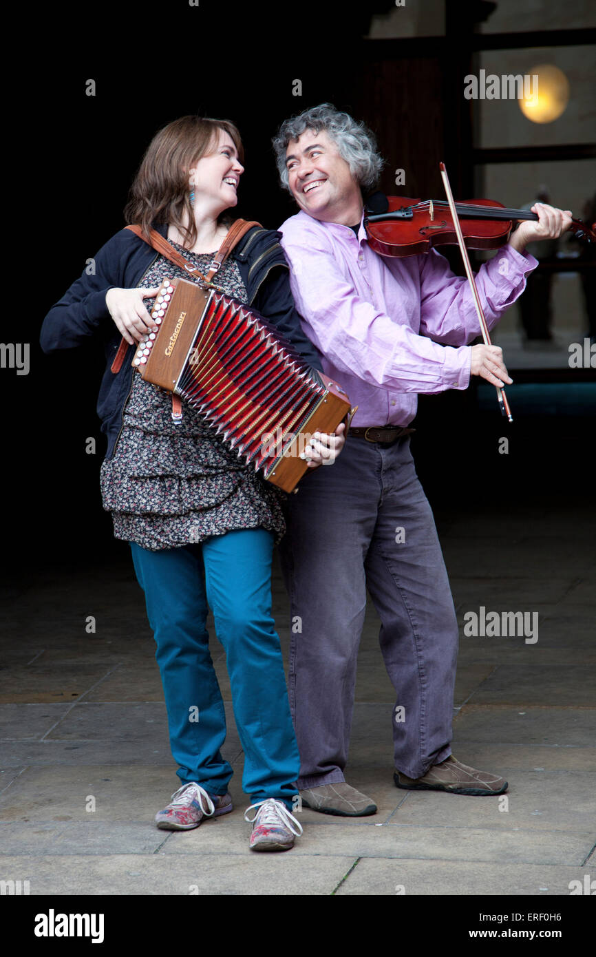 Sol i Serena - Spanish folk band. Photographed at Celtic Connections ...