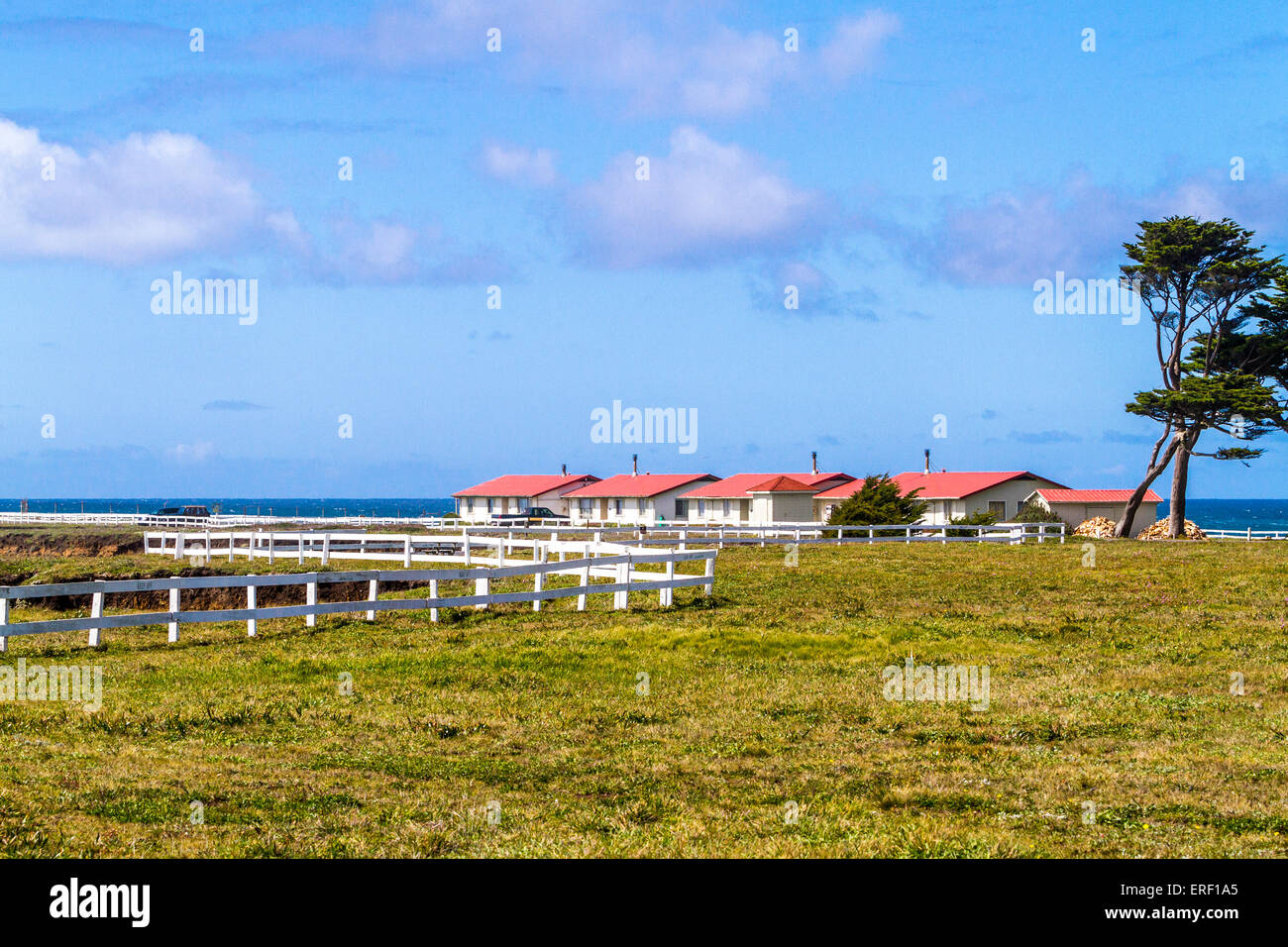 Lodgings at the Point Arena Lighthouse Stock Photo - Alamy