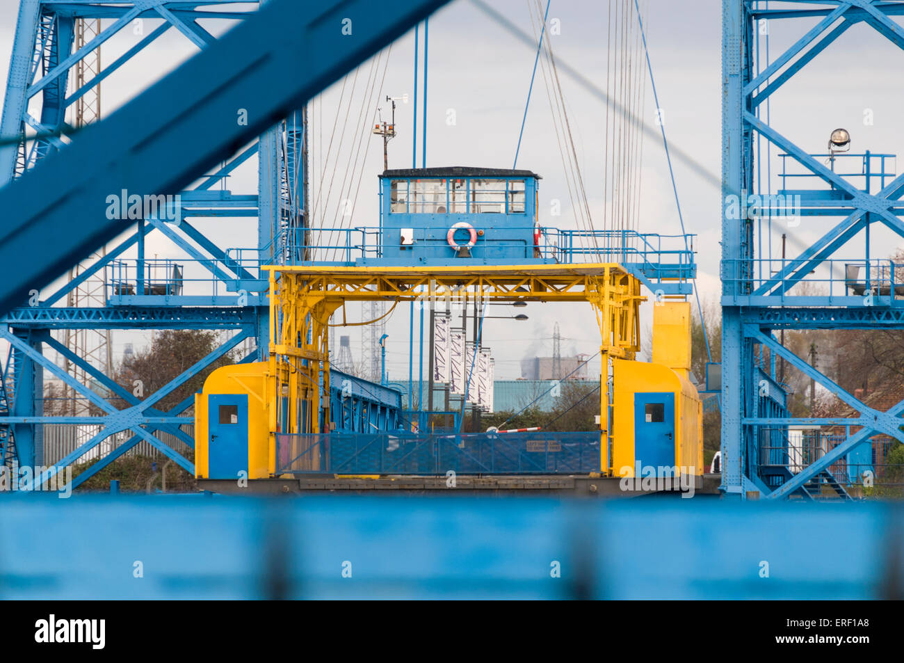 The Transporter Bridge over the River Tees, Middlesbrough, North ...