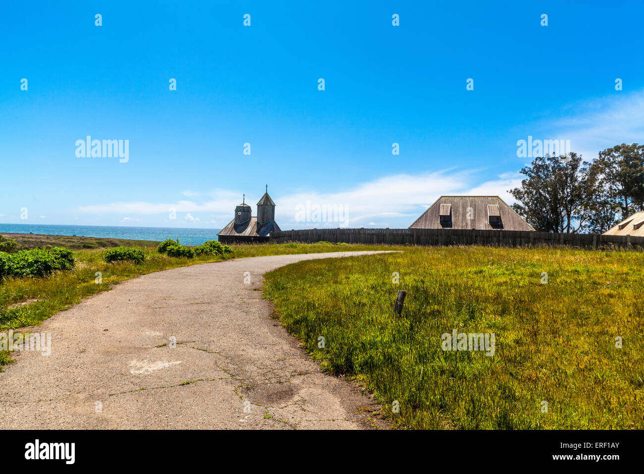 Fort Ross State Historic Park in Jenner California Sonoma County Stock ...