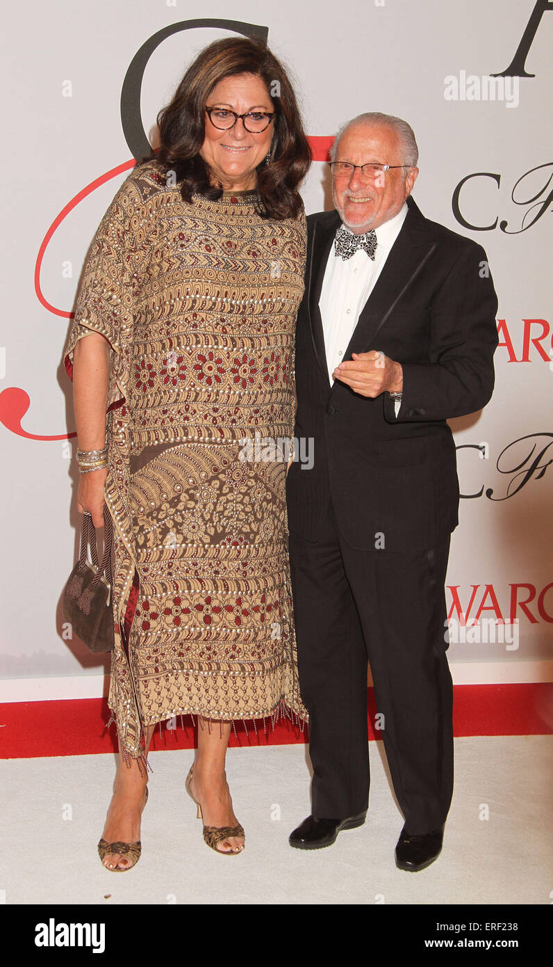 New York, New York, USA. 1st June, 2015. FERN MALLIS and STAN HERMAN ...