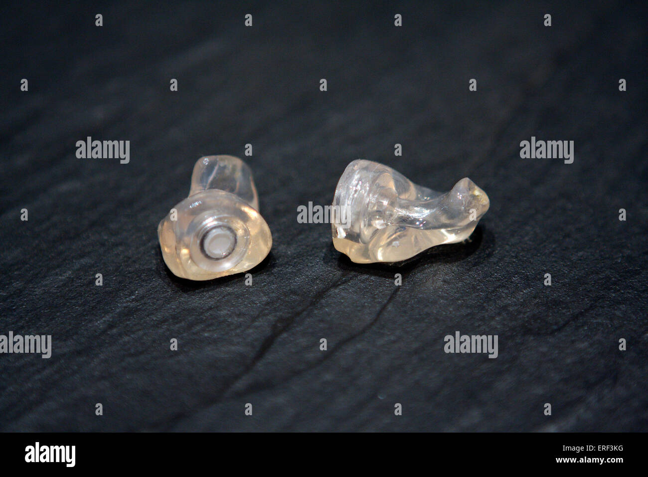 Silicon ear defenders, individually cast to the shape of the outer ear ...