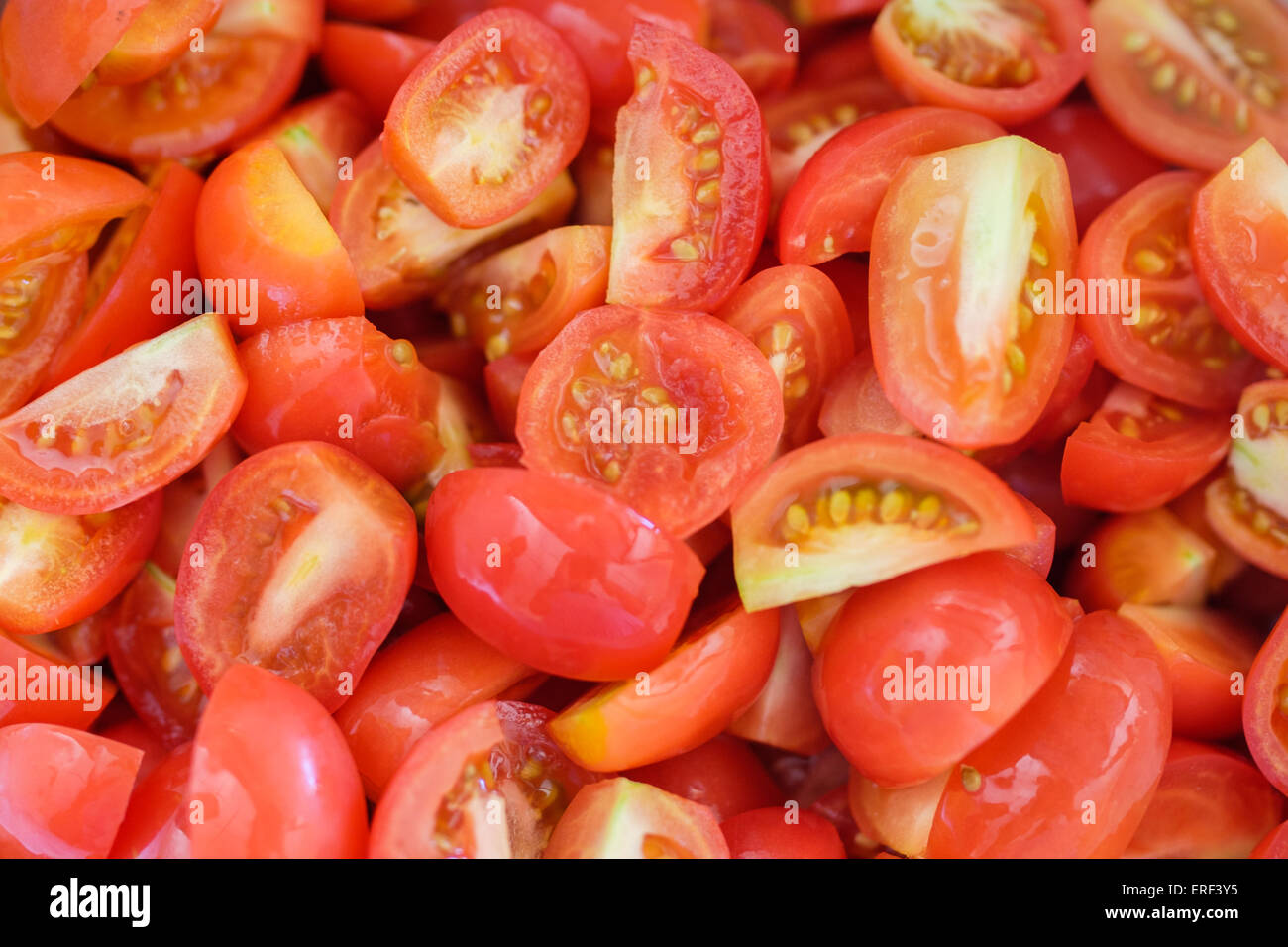 Slices ripe tomato hi-res stock photography and images - Alamy