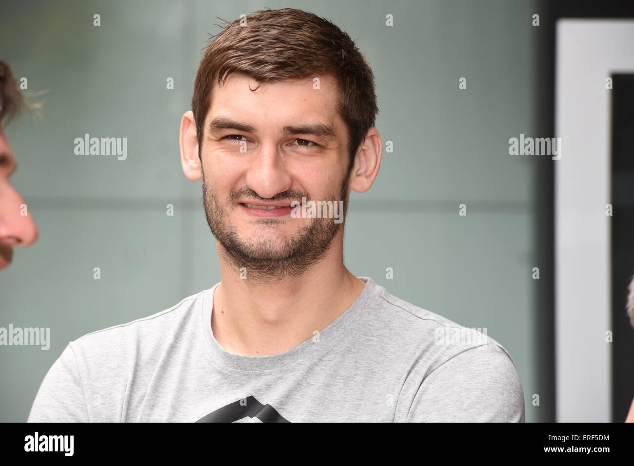 MKB-MVM Veszprem's Mirko Alilovic pictured during the Media Call for ...