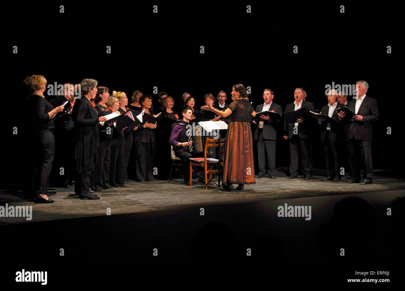 Female choir conductor hi-res stock photography and images - Alamy