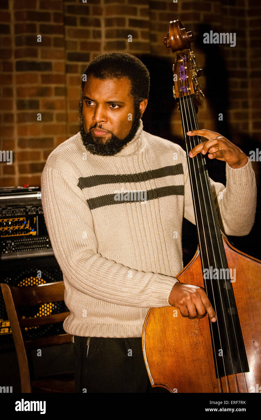 Darren Taylor at sound checks for his appearance with Courtney Pine at ...