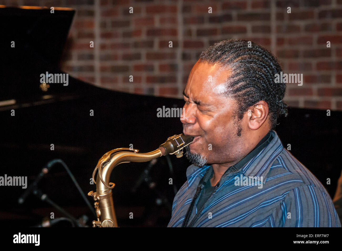 Tenor saxophonist Denys Baptiste at the Turner Sims Concert Hall in ...