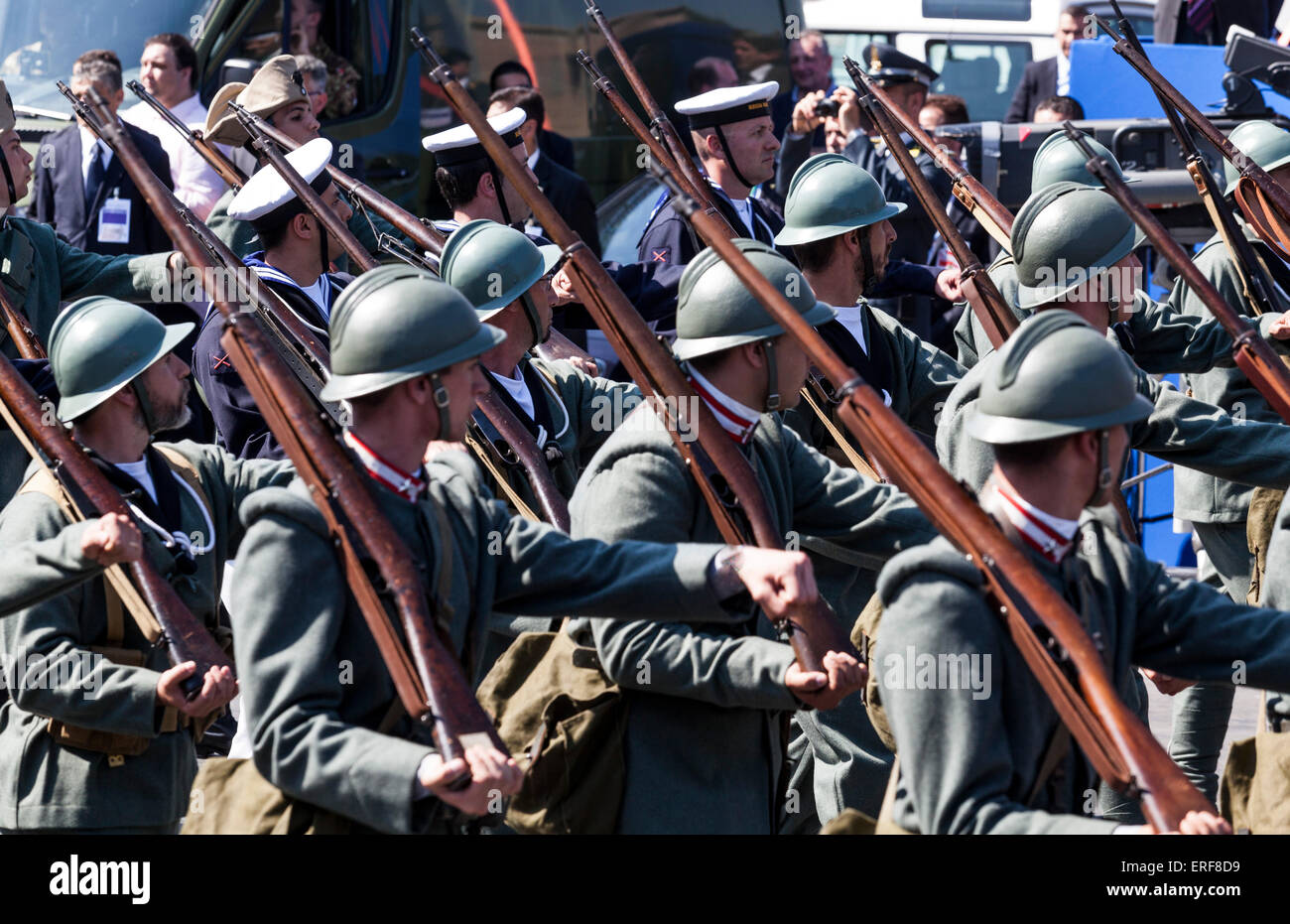 Rome, Italy. 2nd June, 2015. Military parade and flypast for the 69th ...