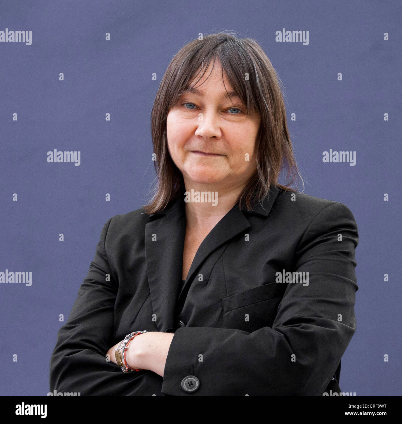 Ali Smith, journalist at the Edinburgh International Book Festival ...