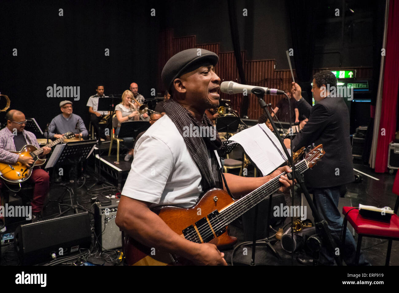Guitarist Brinsley Forde, founder of the reggae band 'Aswad' Stock ...