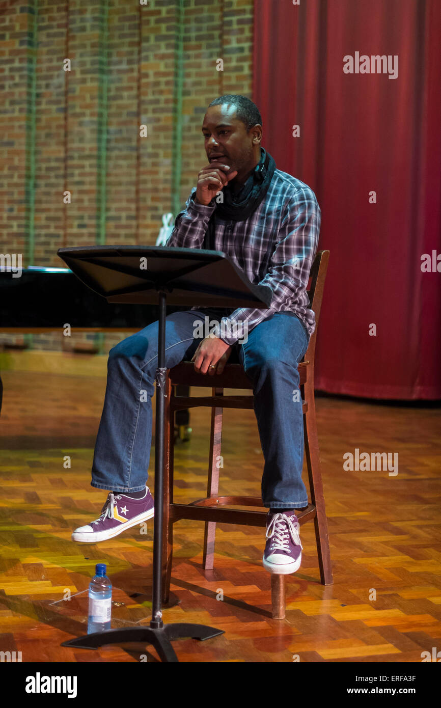 Denys Baptiste at rehearsals at for a choral presntation at the Turner ...