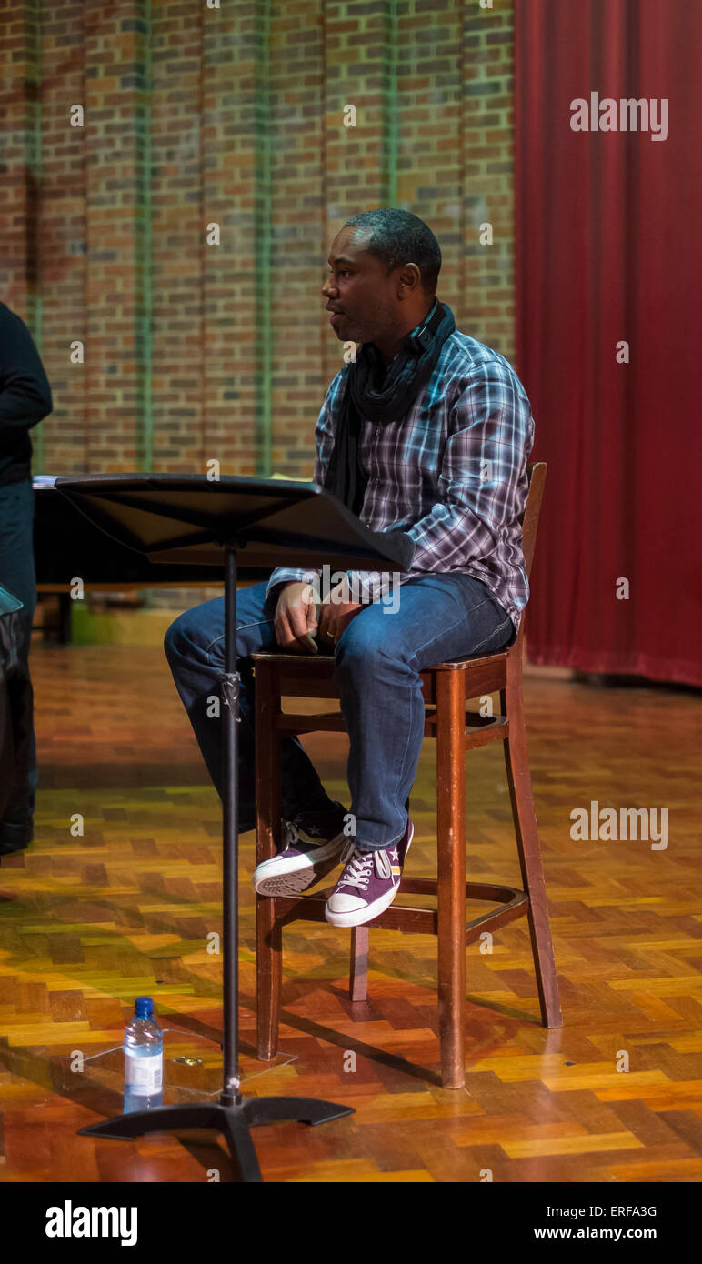 Denys Baptiste at rehearsals at for a choral presntation at the Turner ...