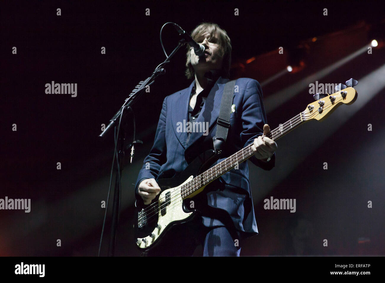 24/1/14 Glasgow UK . Del Amitri , Scottish alternative rock band ...