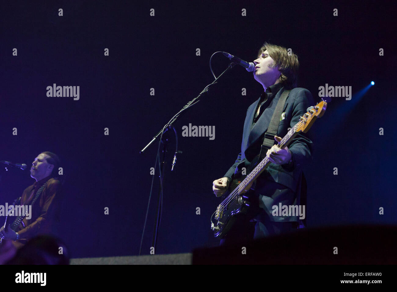 24/1/14 Glasgow UK . Del Amitri , Scottish alternative rock band ...