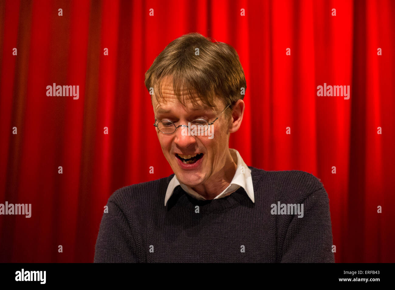 English tenor Ian Bostridge during sound checks for a concert at the ...