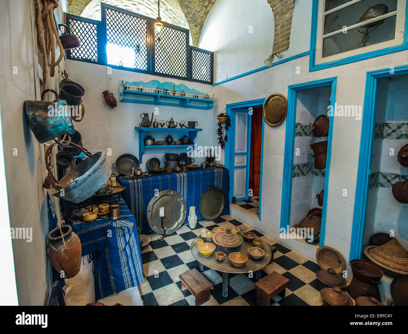 Typical tunisian house interior hi-res stock photography and images - Alamy