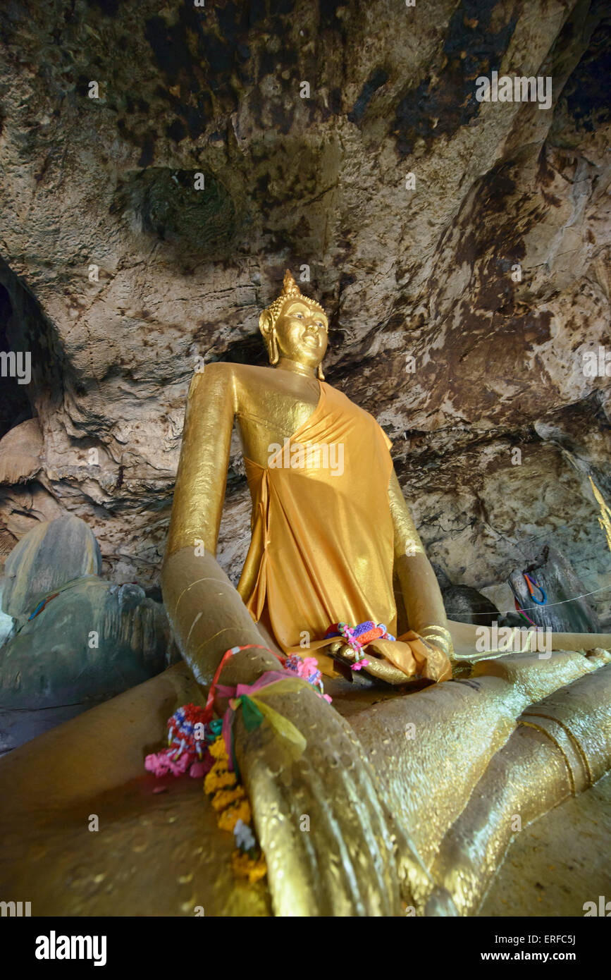 Buddha in the Tham Krasae Cave along the Burma Death Railway near ...