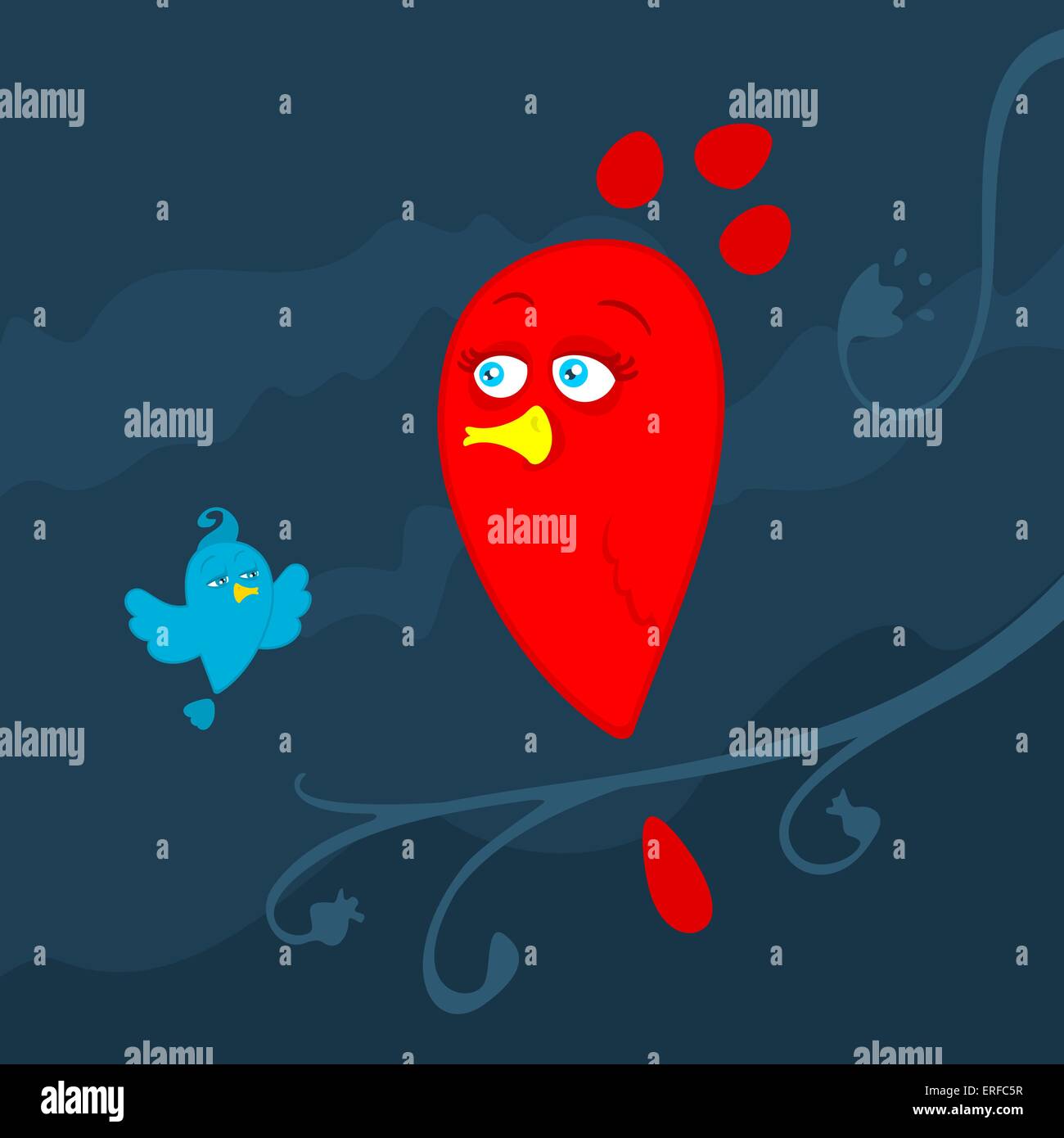 Cartoon bird hi-res stock photography and images - Alamy