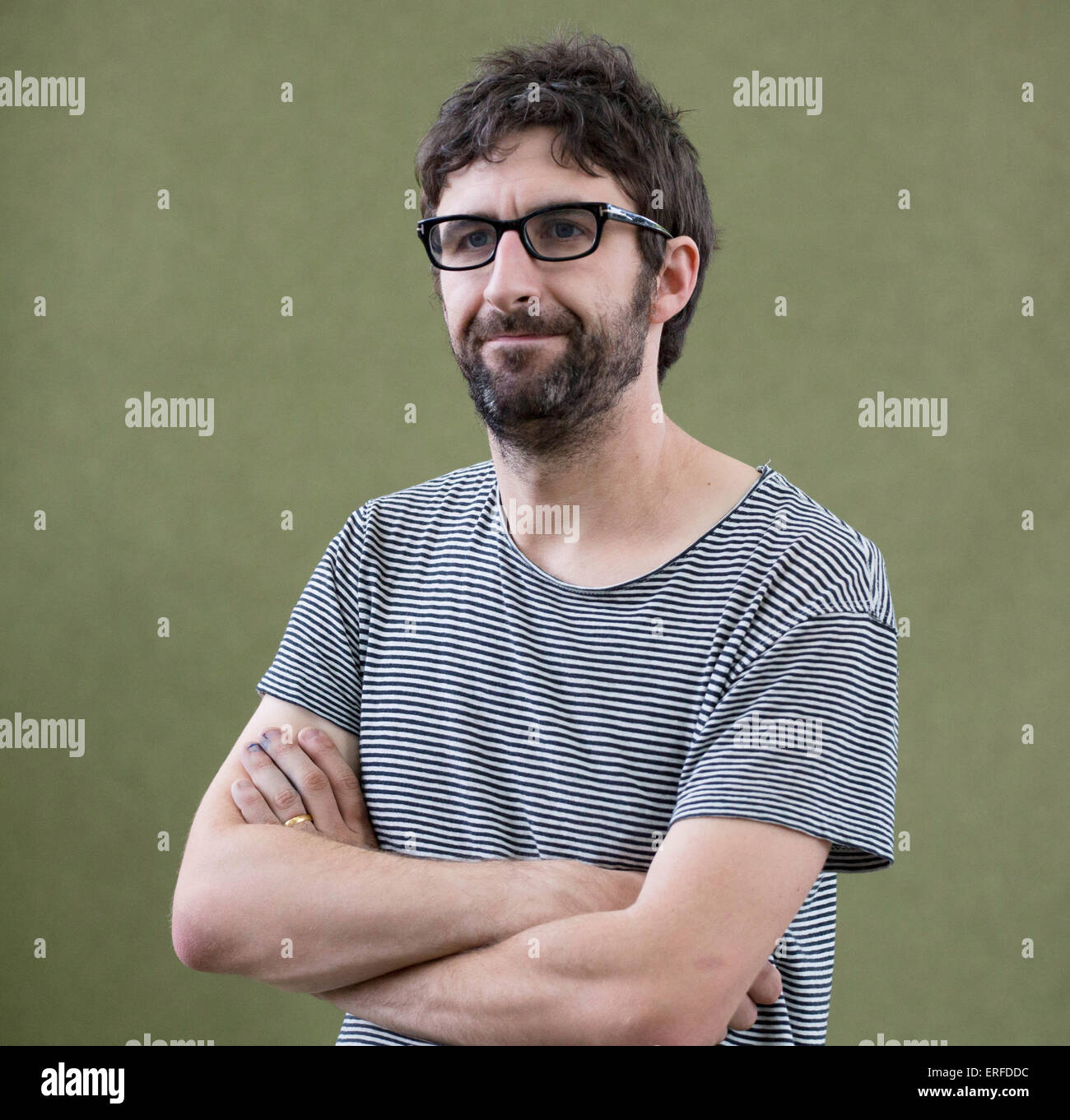 13th August 2014. Edinburgh Scotland. Mark Watson, British comedian ...