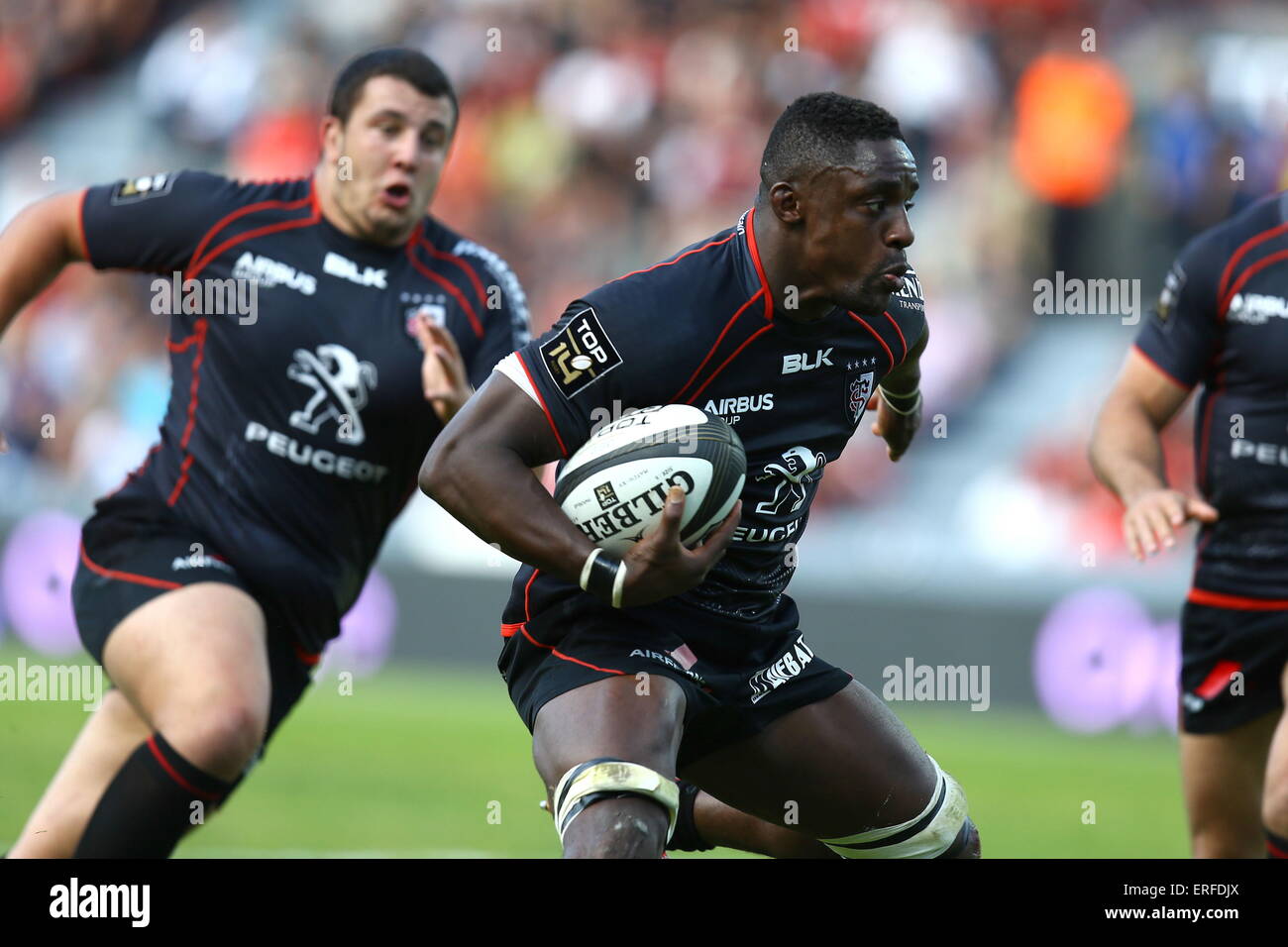 Yannick Nyanga - 30.05.2015 - Toulouse/Oyonnax - Barrages Top 14.Photo ...