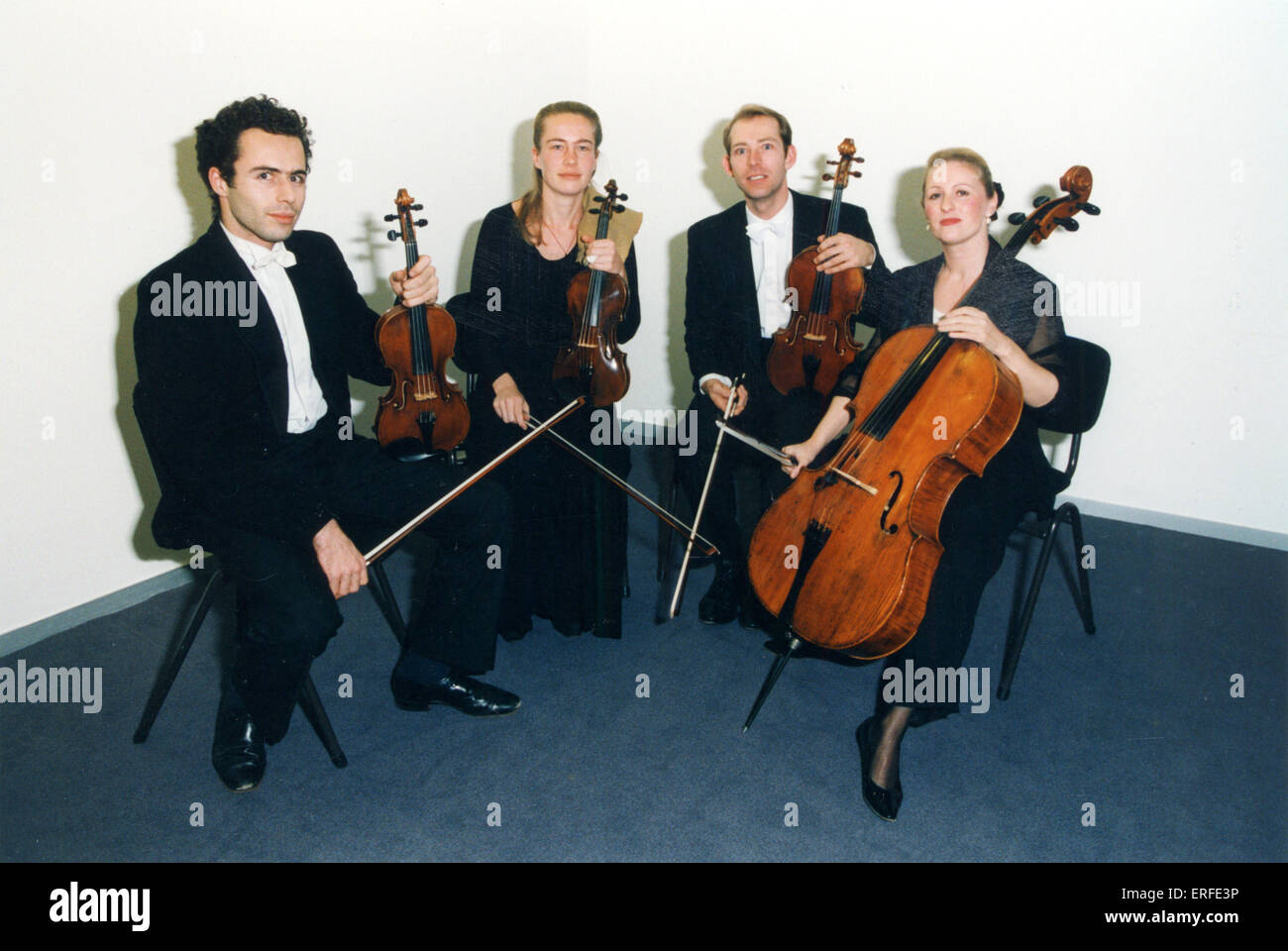 String Quartet Performing High Resolution Stock Photography and Images ...