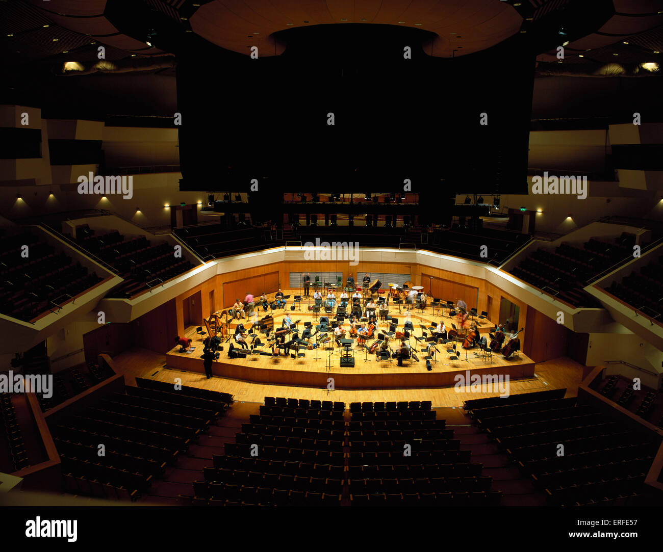 Waterfront Hall, Belfast - interior and stage Stock Photo - Alamy