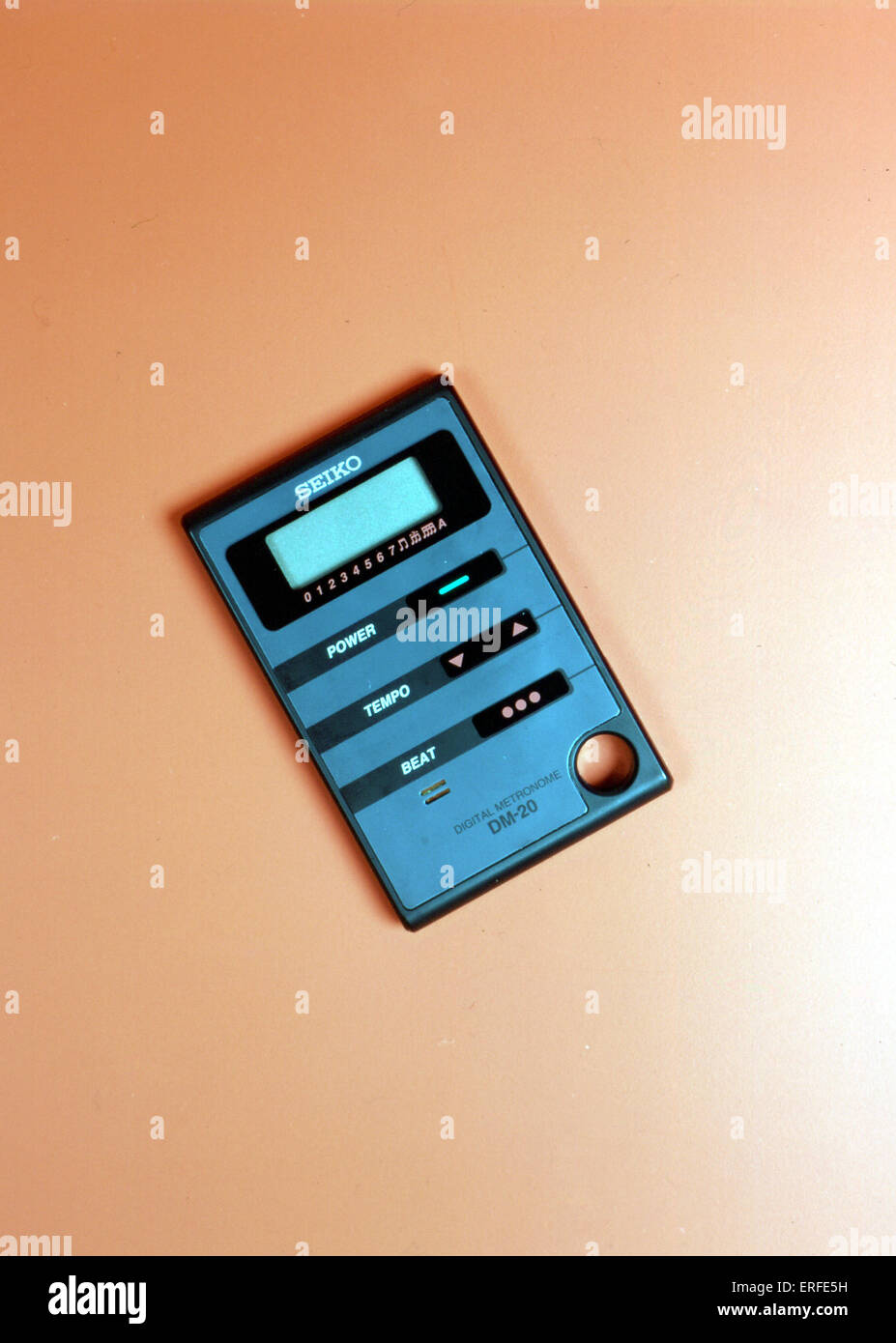 INST - METRONOME - Electric Metronome Seiko brand on red background ...