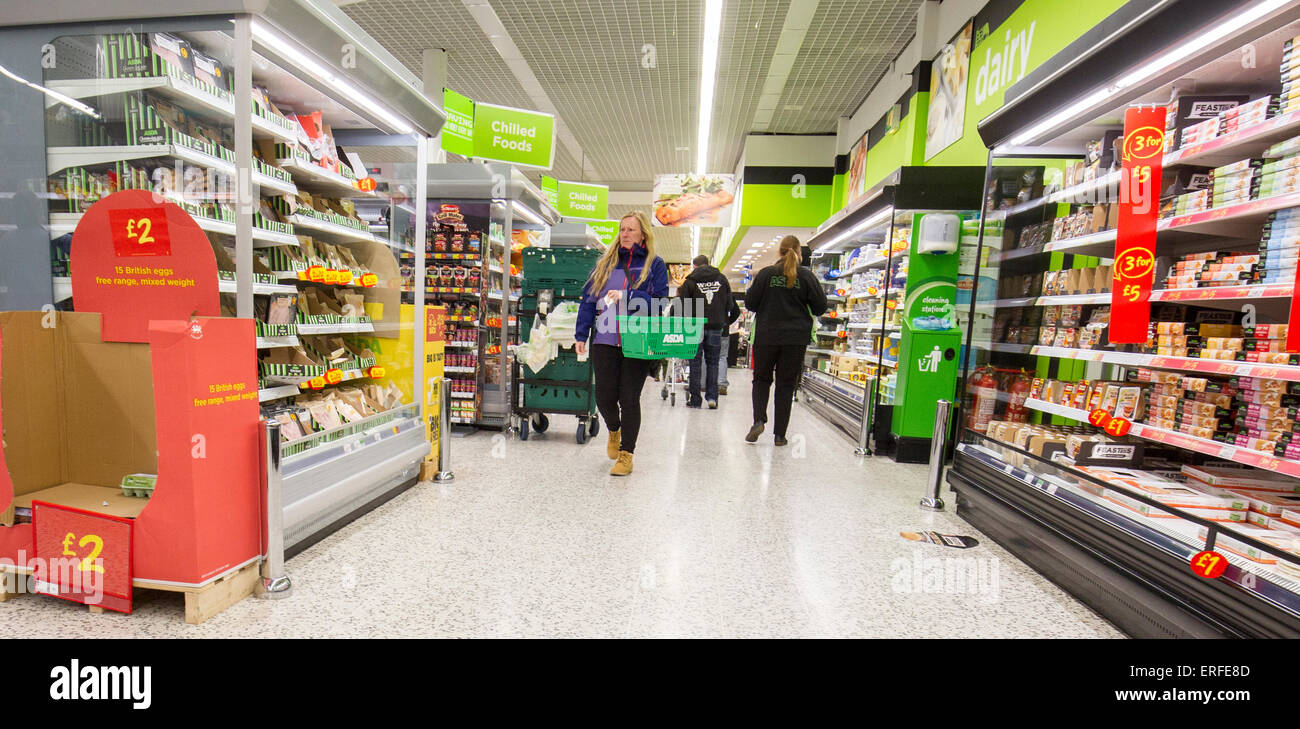 Inside asda store kendal hi-res stock photography and images - Alamy