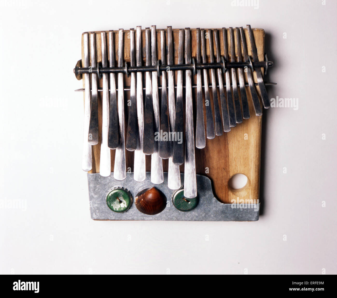 Mbira (thumb-piano) or African linguaphone. Also called Sansa or ...