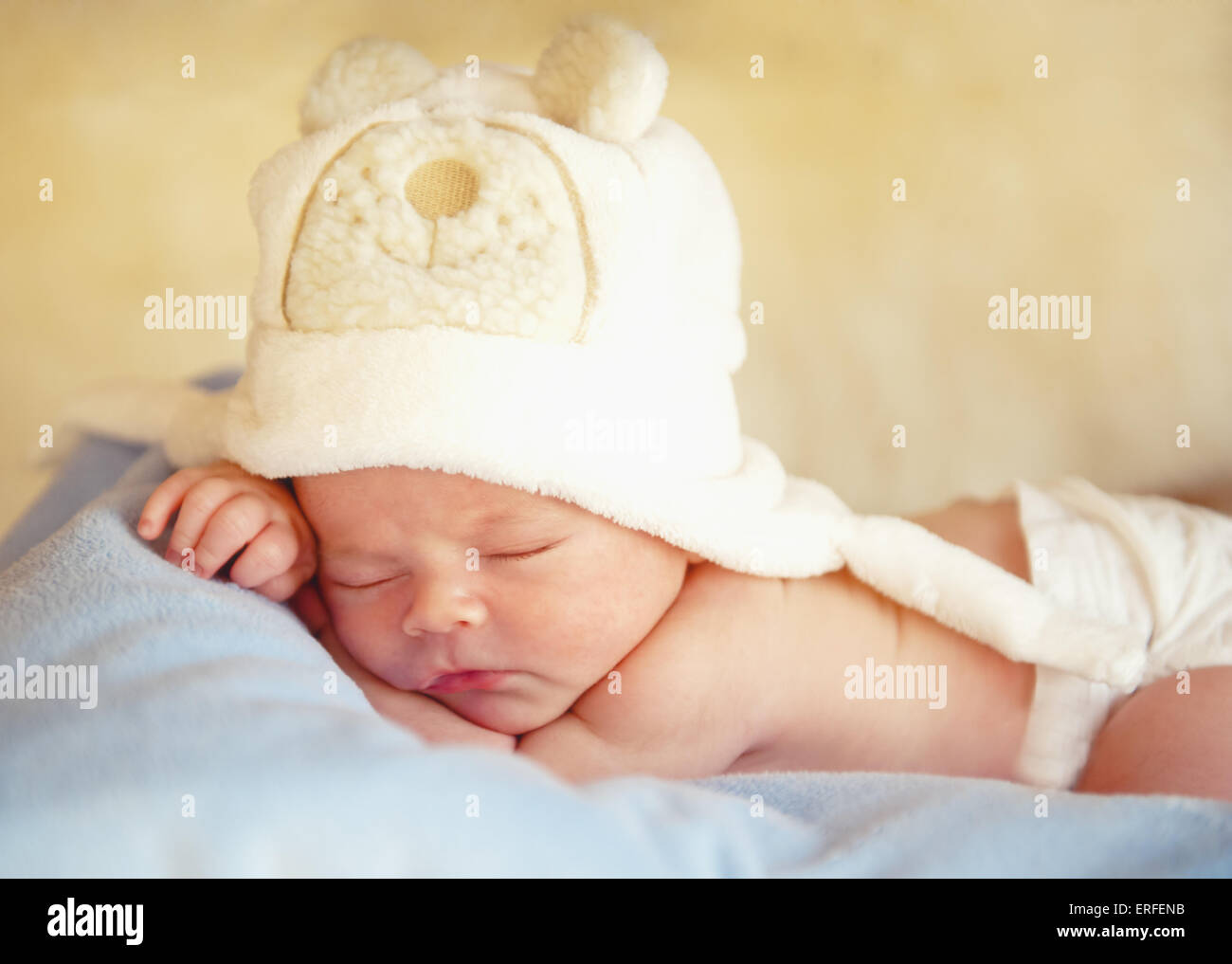Lying baby diaper cap hi-res stock photography and images - Alamy