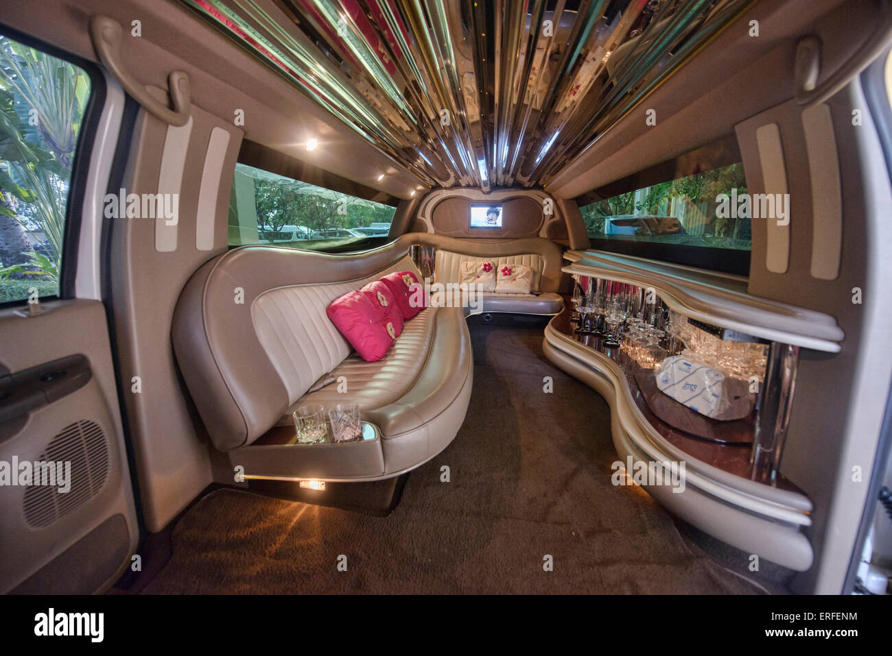 Ferrari Limo Interior