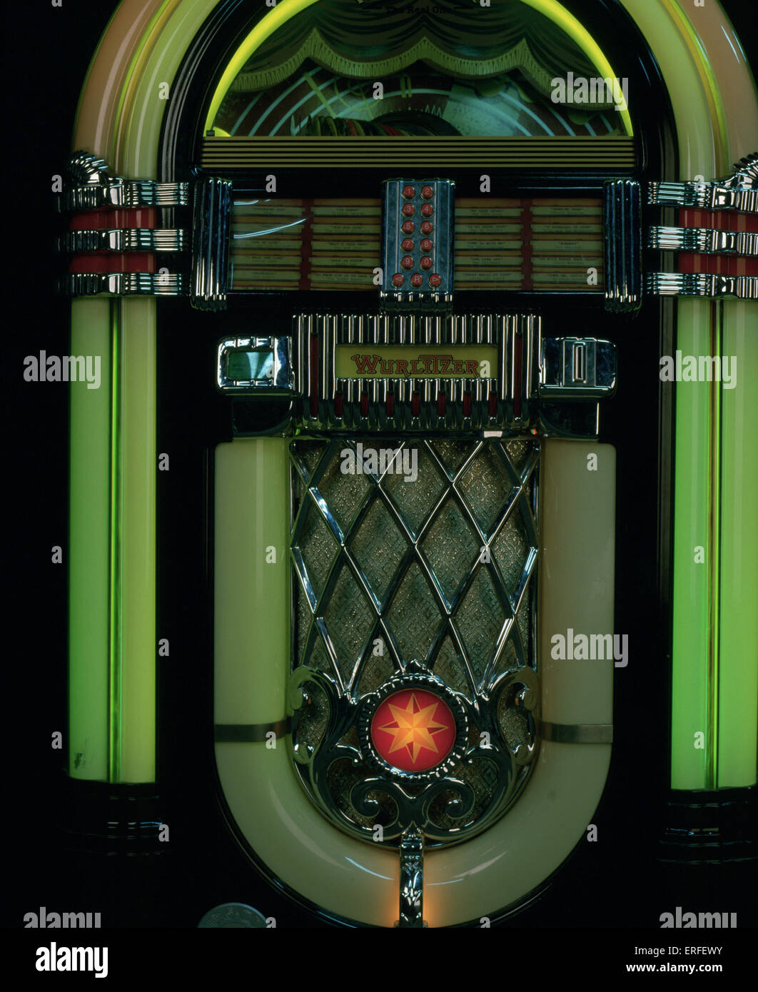 Wurlitzer CD Jukebox Stock Photo - Alamy