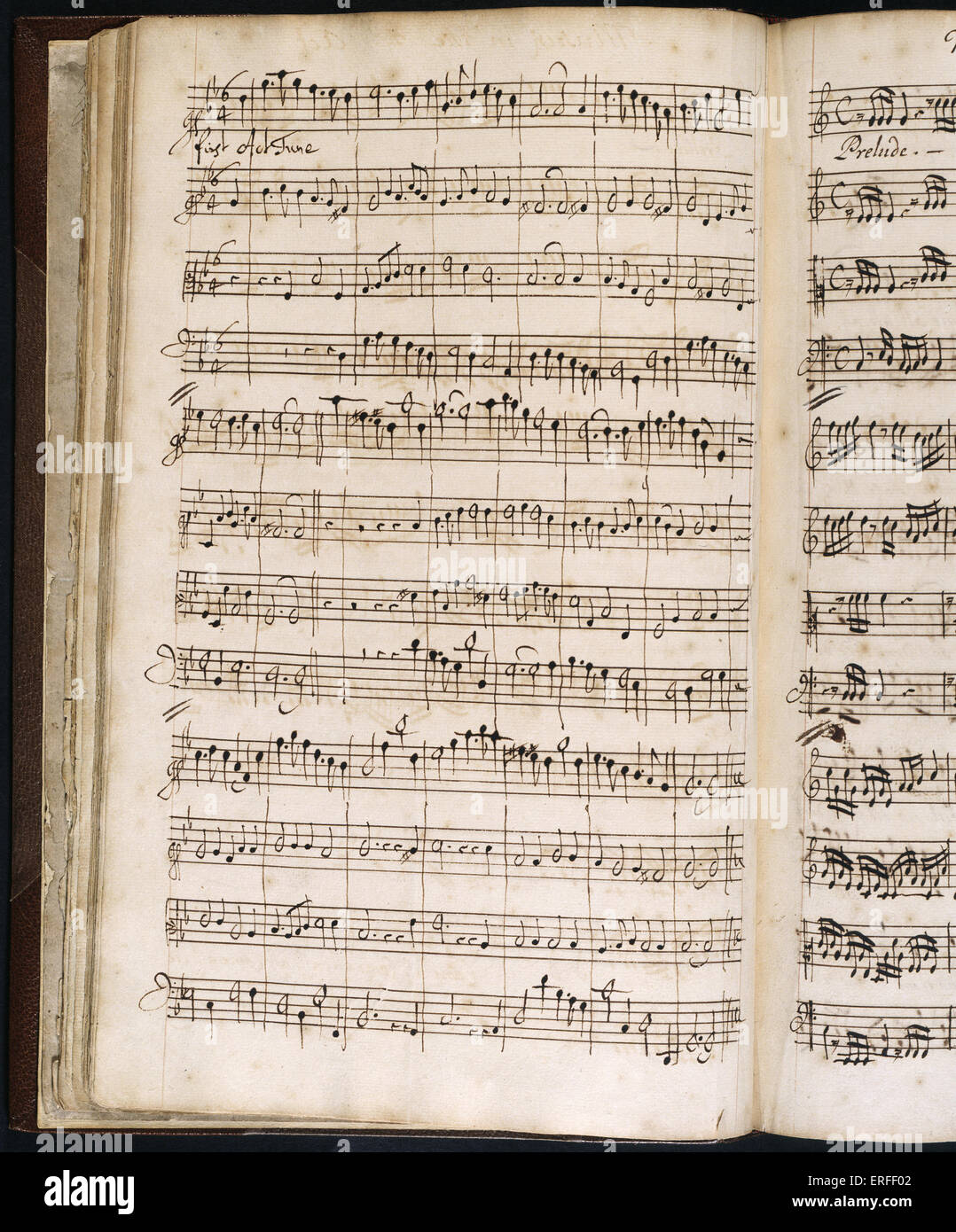 Manuscript hand classical music hi-res stock photography and images - Alamy