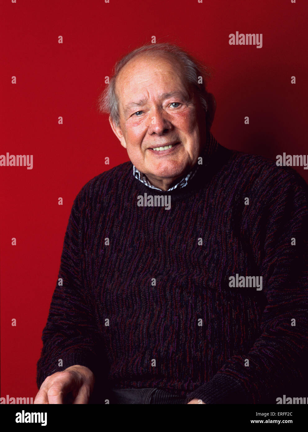 Alun Hoddinott, 75th Birthday photo. British composer, b.1929 Stock ...