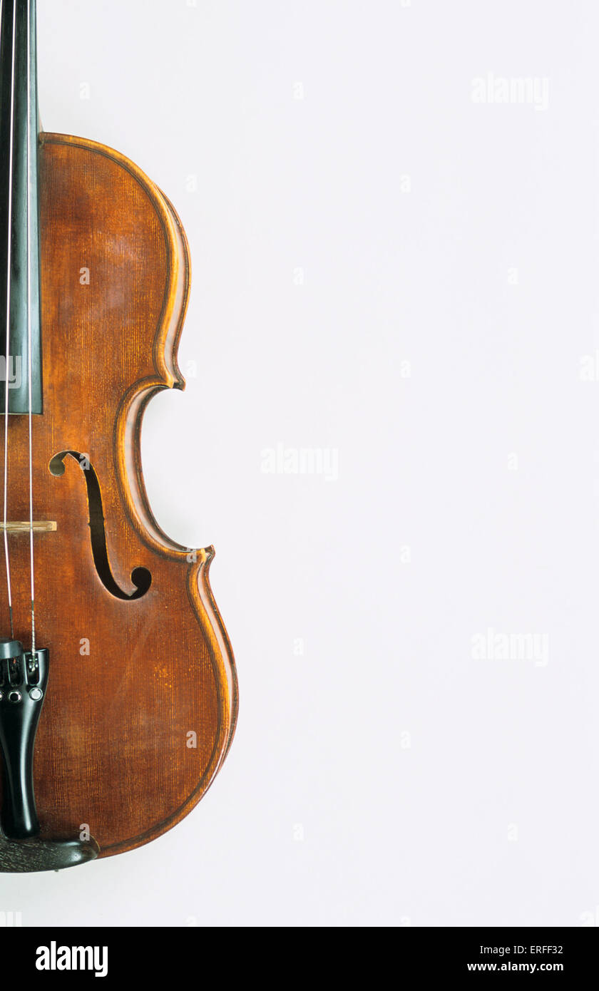 View of half a viola Stock Photo - Alamy