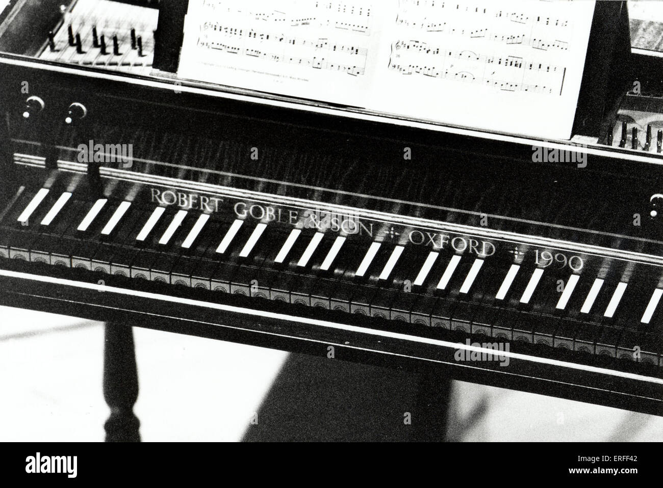 INSTRUMENTS - KEYBOARD - HARPSICHORD Harpsichord built by Robert Goble ...