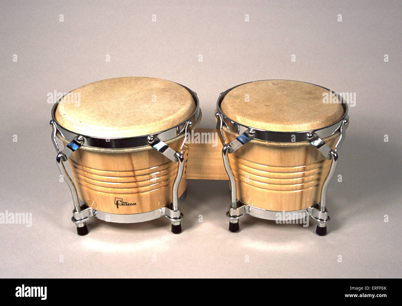 2 Bongo drums linked together - tunable Stock Photo - Alamy