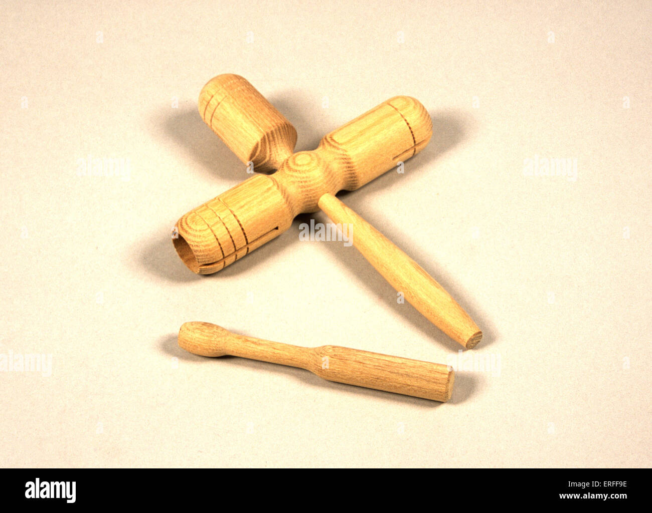 Wood block, 3-tone Stock Photo - Alamy