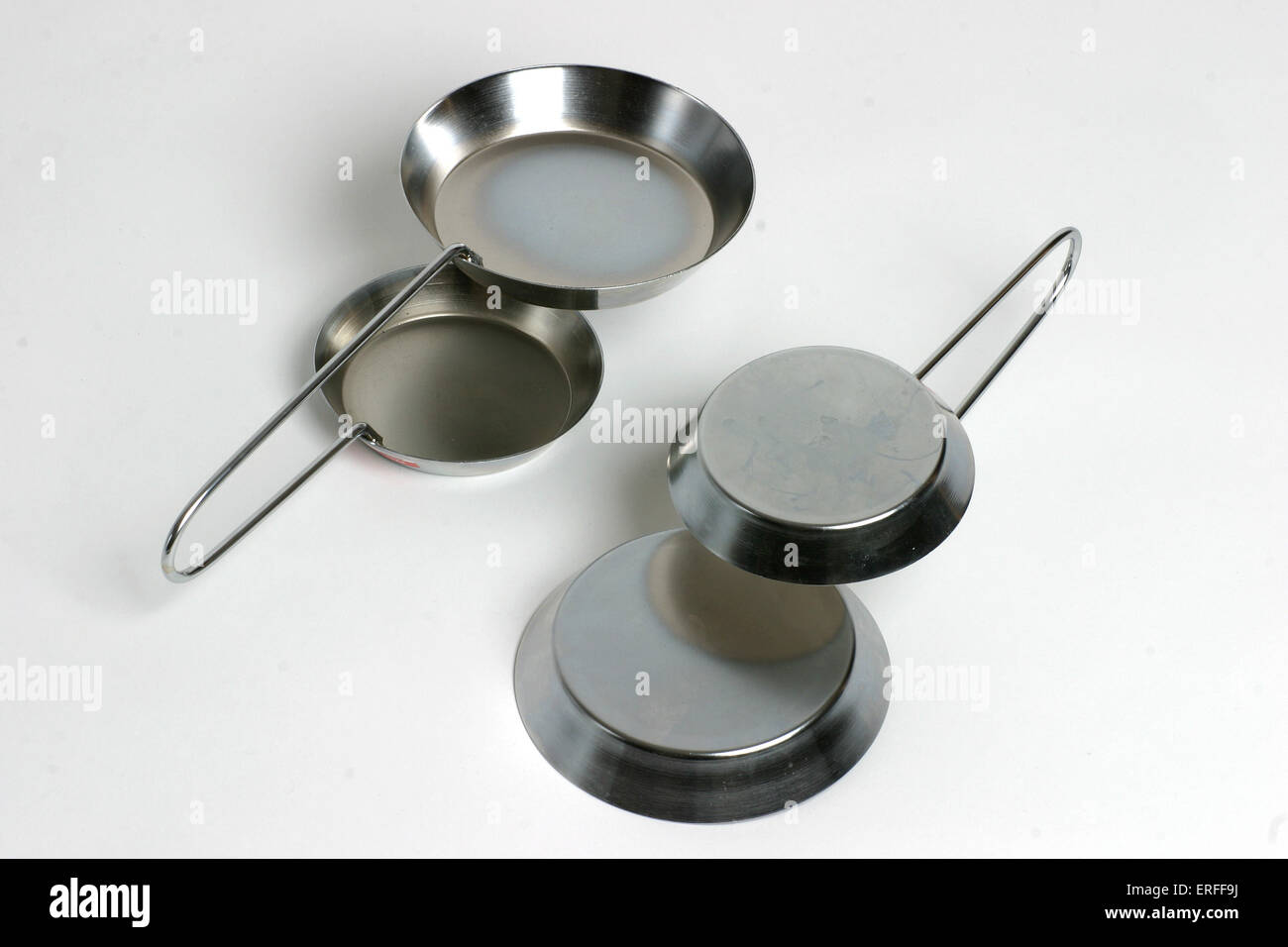 Two frying pan ago-go bells side by side. Samba Stock Photo - Alamy