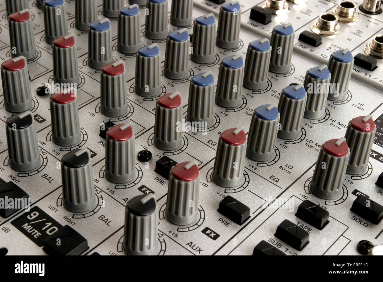 Mixing desk electronic mixer hi-res stock photography and images - Alamy