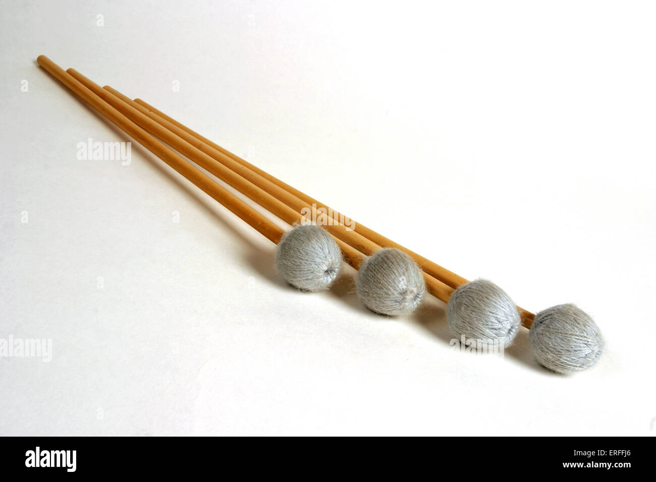 Vibraphone mallets / beaters / sticks cut out / silhouette Stock Photo ...
